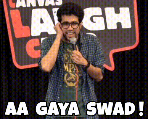 aa gaya swad aupmanyu indian standup comedian meme template d6748699d8 ...