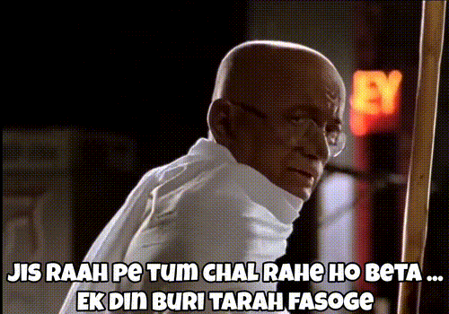 jis raah pe tum chal rahe ho beta ek din buri tarah fasoge bollywood ...