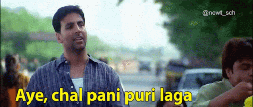 phir hera pheri chal pani puri laga gif – Trending GIF on GifVif