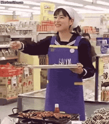 Free samples GIF – Trending GIF on GifVif