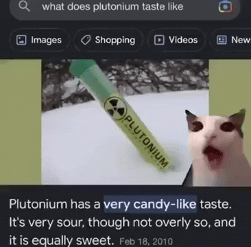 Plutonium is candy like GIFs – Trending GIF on GifVif