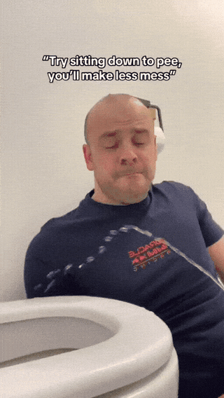 Sitting down to pee GIF – Trending GIF on GifVif