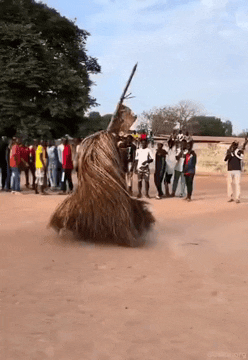 African Tribe Dance Gif