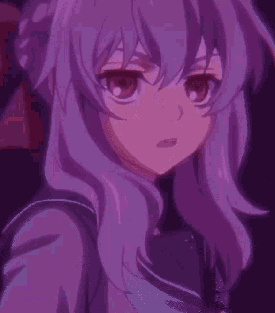 anime pfp purple aesthetic gif – Trending GIF on GifVif