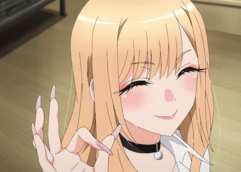 marin kitagawa anime okay wink 5ldlkhct7a08vmew gif – Trending GIF on ...